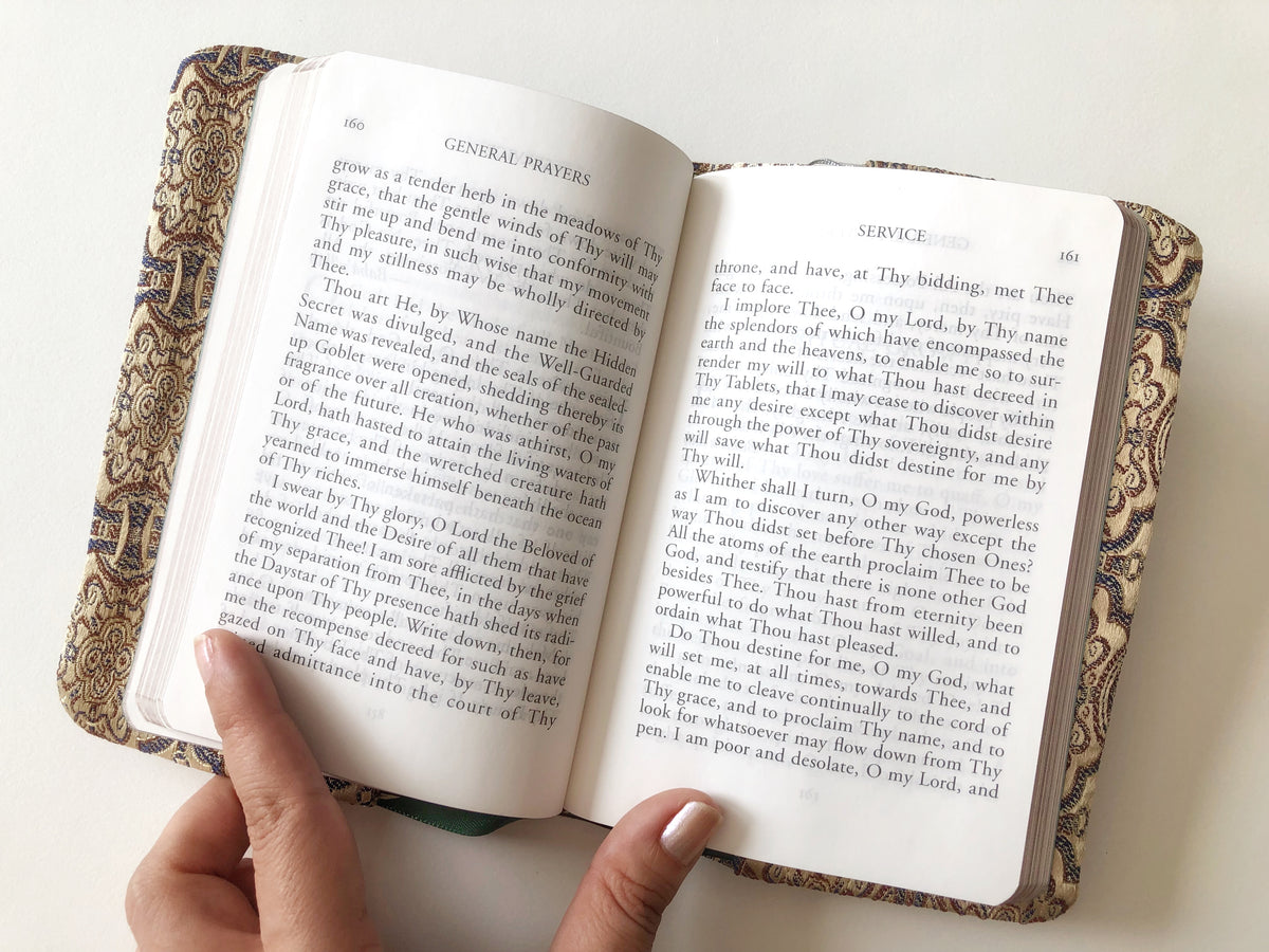 Divine Tapestry Silk Prayer Book Cover – ElikaCreations